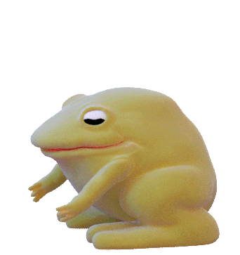 Excited Frog Sticker for iOS & Android | GIPHY