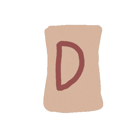 Lettering D Sticker for iOS & Android | GIPHY