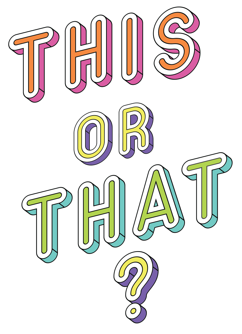This Or That Sticker by Ardene for iOS & Android | GIPHY