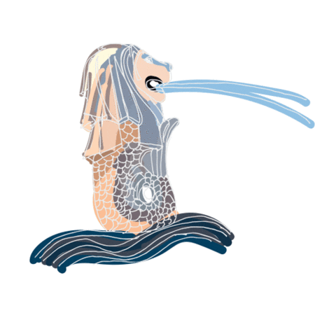 Singapore Merlion Sticker by Klosh for iOS & Android | GIPHY