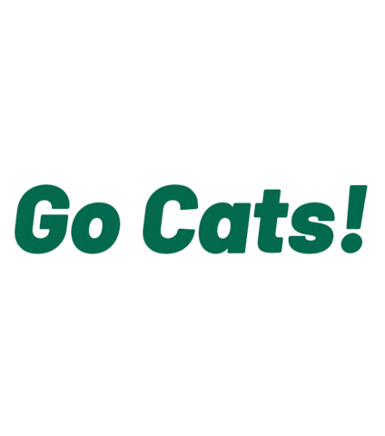 Go Cats Sticker by Ohio University for iOS & Android | GIPHY