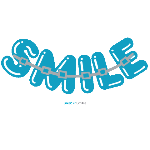 Braces Smile Sticker by Great Big Smiles Orthodontics for iOS & Android ...