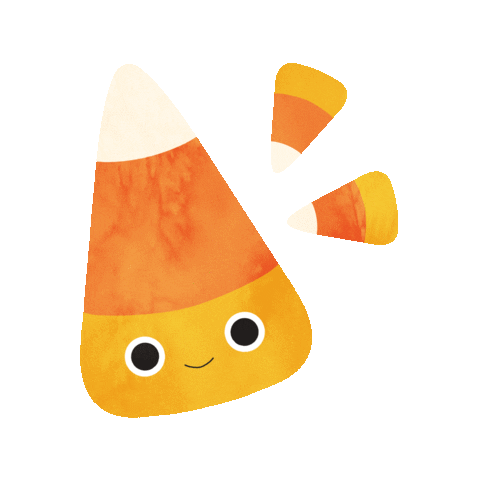 Candy Corn Halloween Sticker by Perecz Annabella for iOS & Android | GIPHY