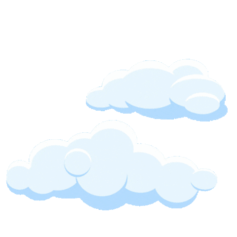 Clouds Sticker by Belisol Rotterdam for iOS & Android | GIPHY