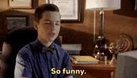 Sheldon Cooper Laugh Gif