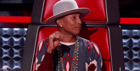 Pharrell Williams Television GIF by The Voice - Find & Share on GIPHY