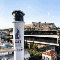 Olympic Torch Passing Animated Gifs