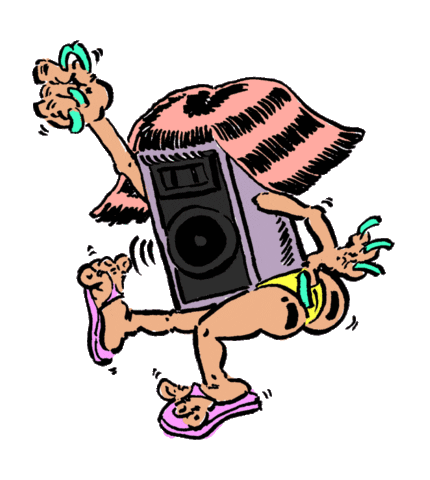 Fools Gold Dance Sticker by Fool's Gold Records for iOS & Android | GIPHY
