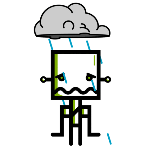 Sad Robot Sticker by iperdesign for iOS & Android | GIPHY