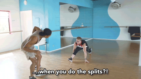 Doing-the-splits GIFs - Get the best GIF on GIPHY