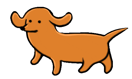 Sausage Dog Sticker by Stefanie Shank for iOS & Android | GIPHY