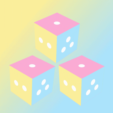 3D Dices GIF by Ramisha Sattar - Find & Share on GIPHY