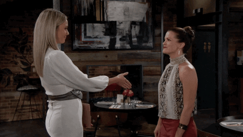 Young And Restless Handshake GIF by CBS - Find & Share on GIPHY