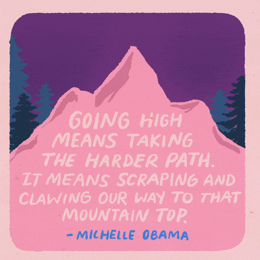 Michelle Obama Quote GIF by Creative Courage - Find & Share on GIPHY