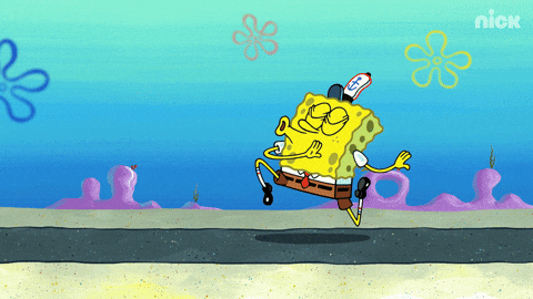 Spongebob Happy Dance Gif