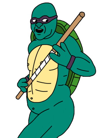 Teenage Mutant Ninja Turtles Dancing Sticker by Sick Animation for iOS ...