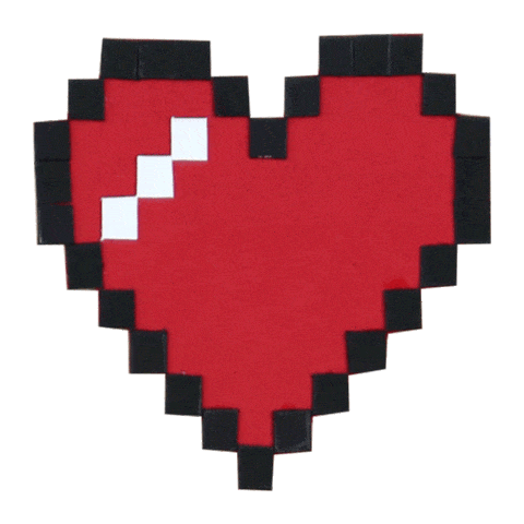 Minecraft Heart Bar Gif