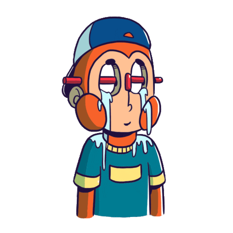 Sad Monkey Sticker for iOS & Android | GIPHY