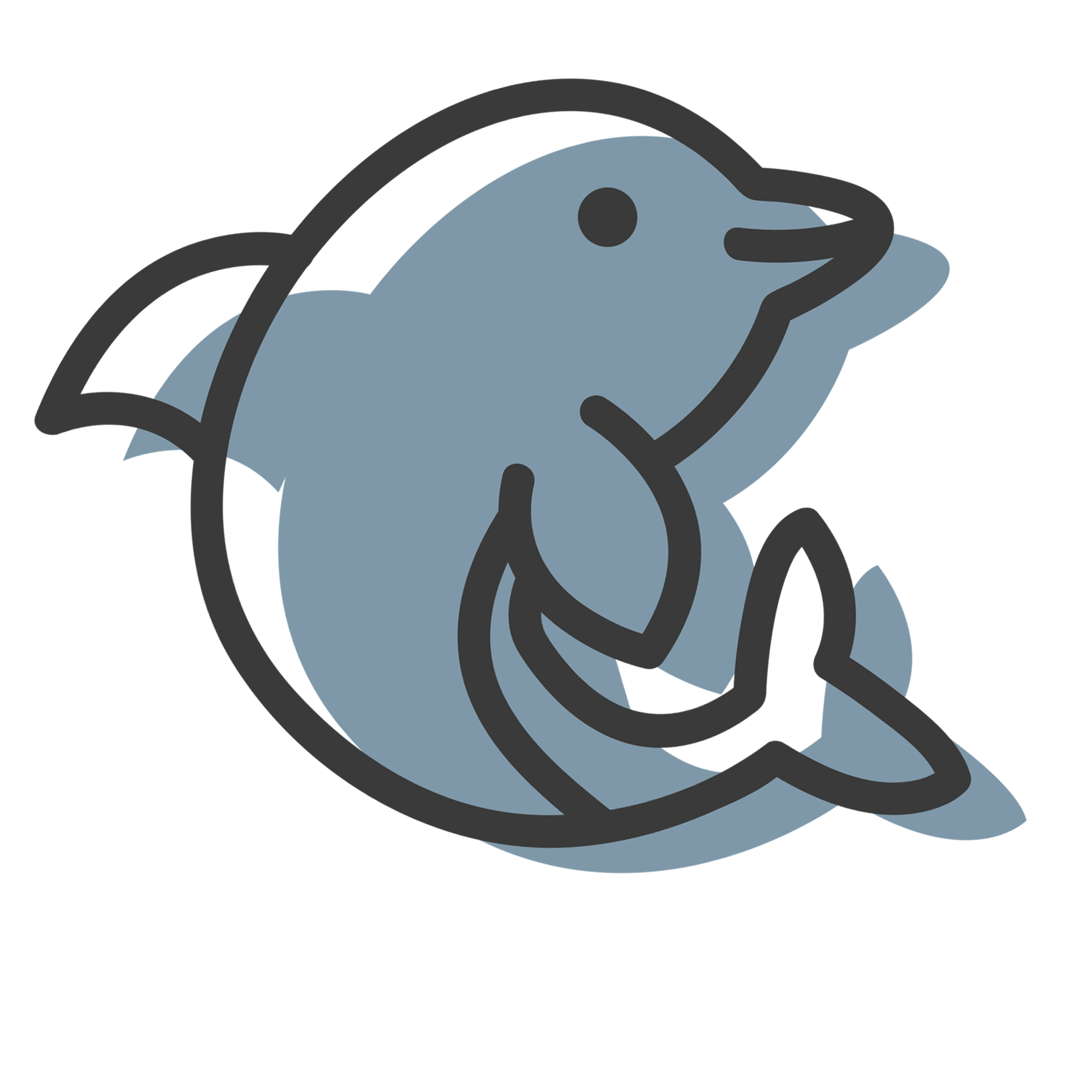 Dolphin Sticker by Wink Laser Studio for iOS & Android | GIPHY