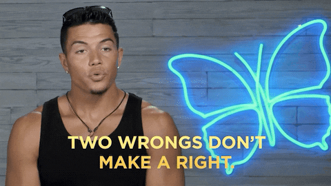 Two Wrongs GIFs - Get the best GIF on GIPHY