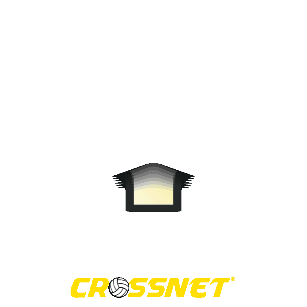 Four Square Volleyball Sticker by CROSSNET for iOS & Android | GIPHY