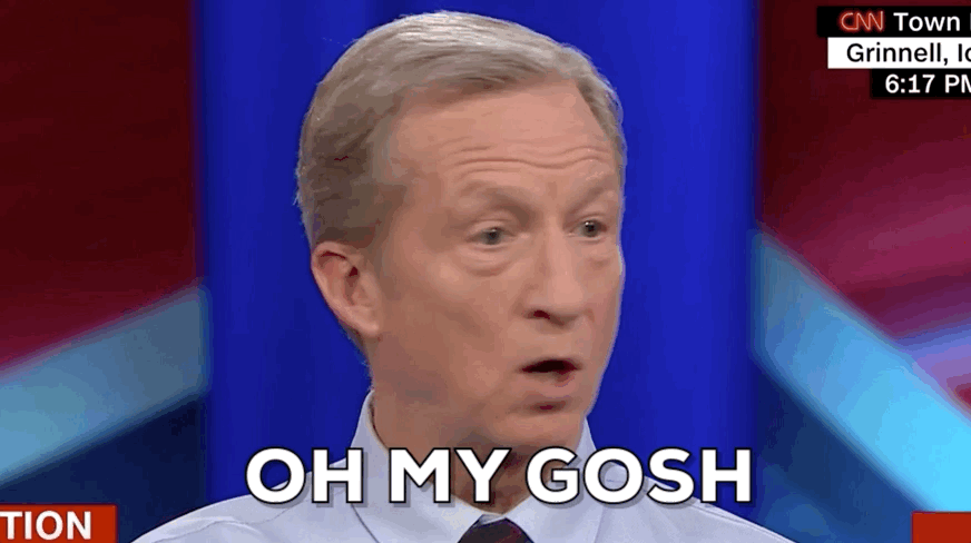 Town Hall Tom Steyer GIF - Find & Share on GIPHY