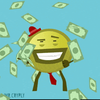 Money Falling Animated Gif