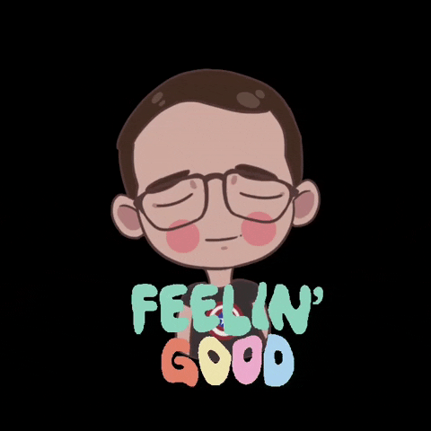 Happy Content GIF - Find & Share on GIPHY