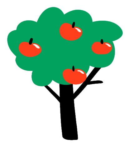 Apple Tree Sticker by africapitarchzafon for iOS & Android | GIPHY