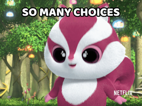 So Many Choices GIFs - Get the best GIF on GIPHY