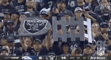 Oakland Raiders Football GIF by NFL - Find & Share on GIPHY