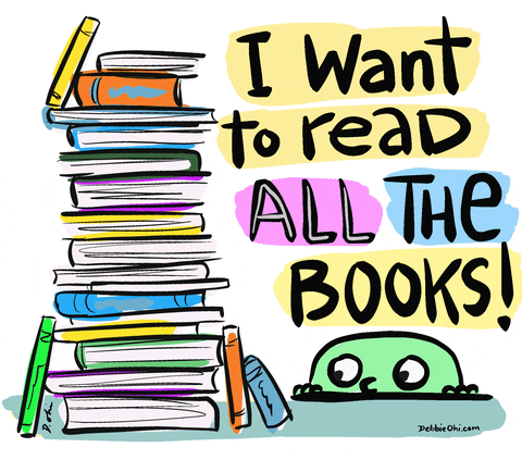 Books I Love Reading GIF - Find & Share on GIPHY