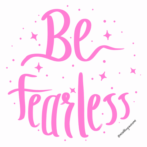 Be Fearless Pink Friday GIF by MissAllThingsAwesome - Find & Share on GIPHY