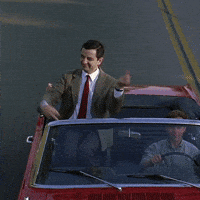 Mr Bean Middle Finger Gif