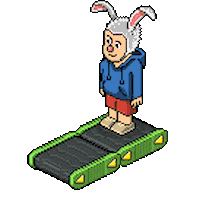 Waving Habbo Hotel Sticker for iOS & Android | GIPHY
