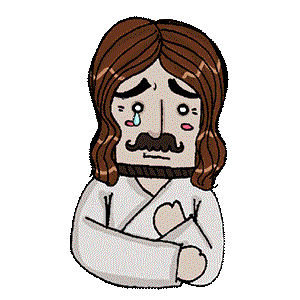 Sad Christmas Sticker by Florens Debora for iOS & Android | GIPHY