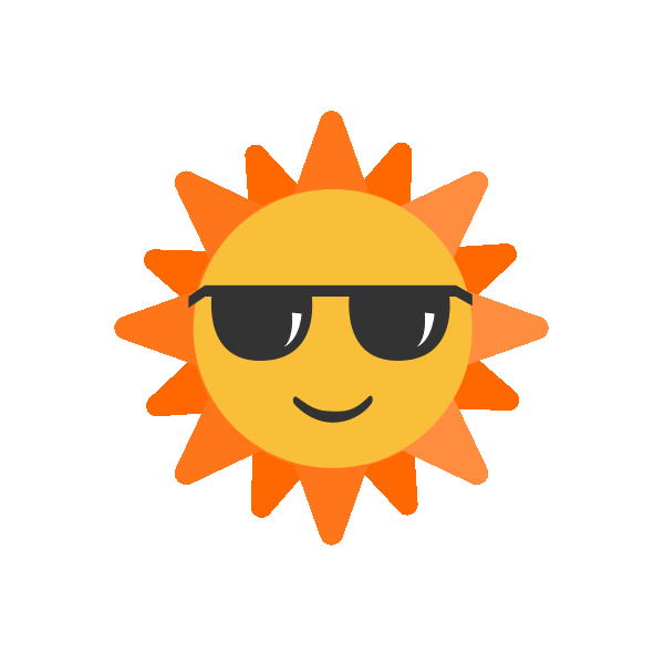 Summer Sun Sticker by HolidayPirates for iOS & Android | GIPHY
