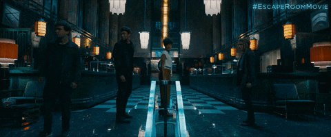 Looking GIF by Escape Room - Find & Share on GIPHY