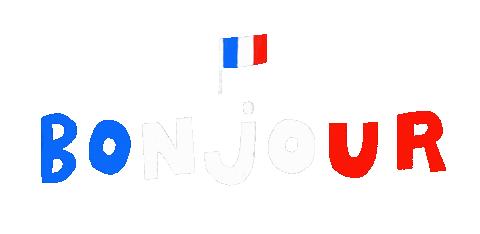 France Hello Sticker by Bettyestpartout for iOS & Android | GIPHY