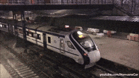 Speeding Train Gif