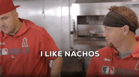 Hungry Mike Trout GIF by NACHOS - Find & Share on GIPHY