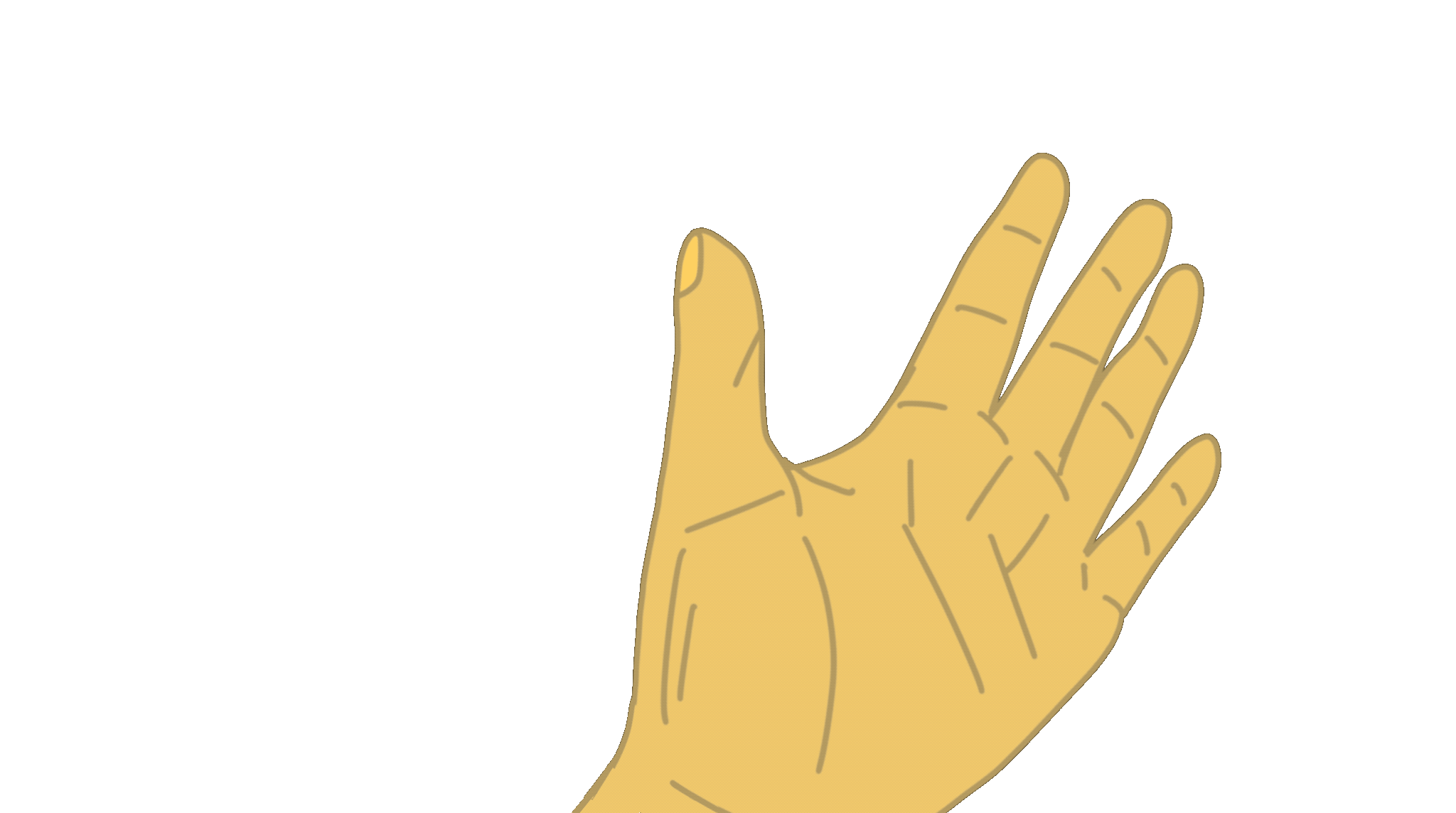 Wave Hand Sticker for iOS & Android | GIPHY