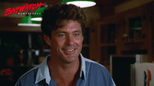 David Hasselhoff Smile GIF by Baywatch - Find & Share on GIPHY