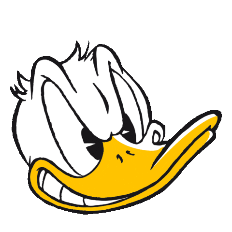 Donald Duck No Sticker by Disney Europe for iOS & Android | GIPHY