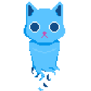 Ghost Cat Pixel Art Sticker for iOS & Android | GIPHY