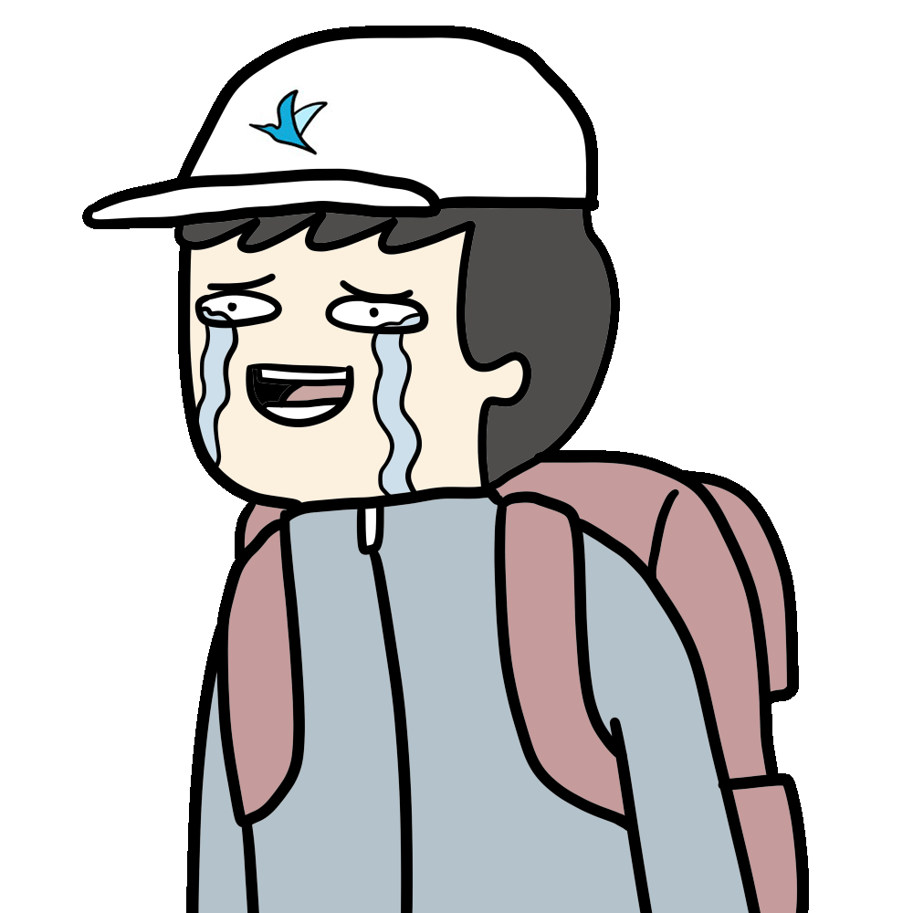 Happy Cry Sticker by Tahilalats for iOS & Android | GIPHY