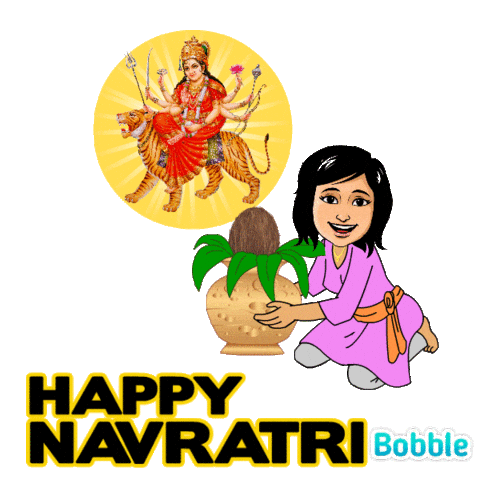 Happy Mata Sticker by Bobble for iOS & Android | GIPHY