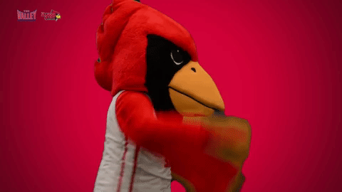 Illinois State Redbirds GIF by Missouri Valley Conference - Find ...