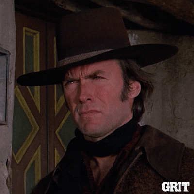 Clint Eastwood Mood GIF by GritTV - Find & Share on GIPHY
