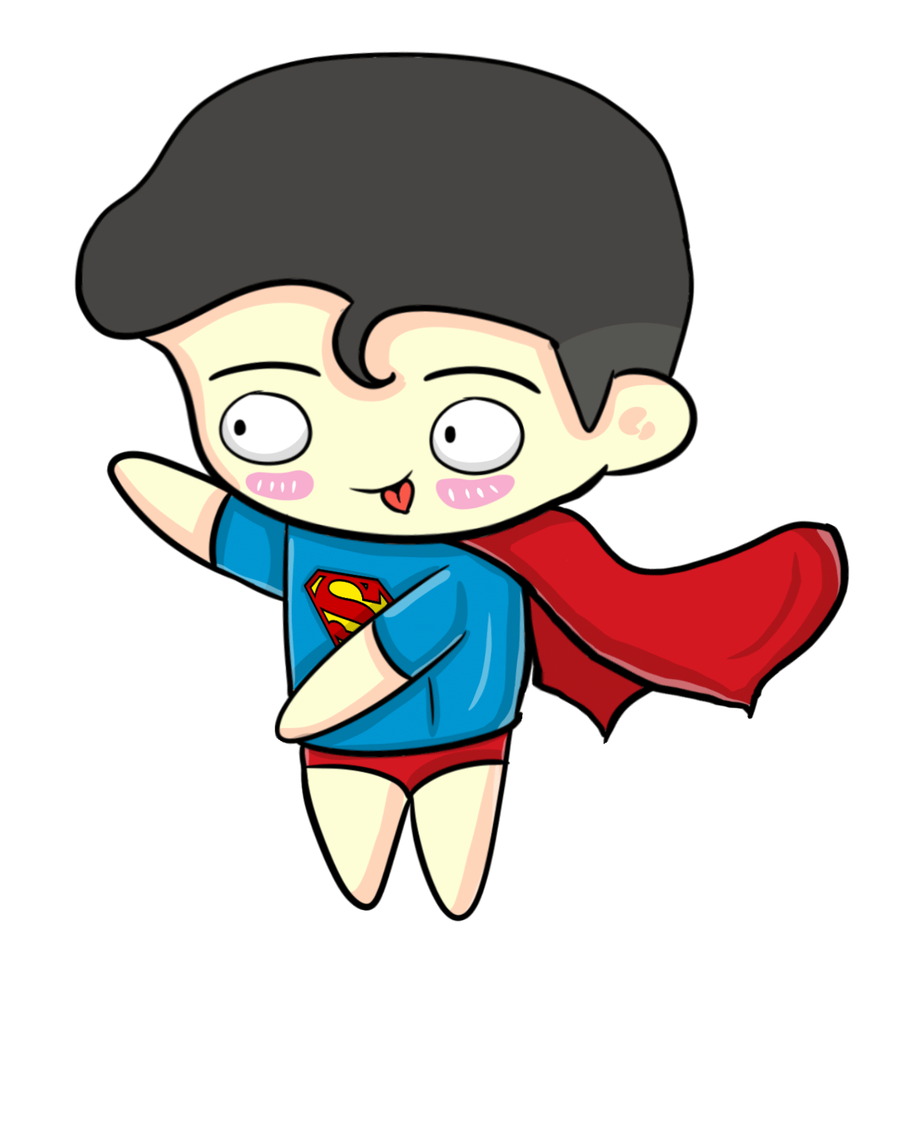 Dc Comic Superman Sticker by Imam Sukri Nawawi for iOS & Android | GIPHY